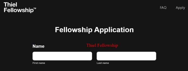 Thiel Fellowship 2026 - The Fellowships.in